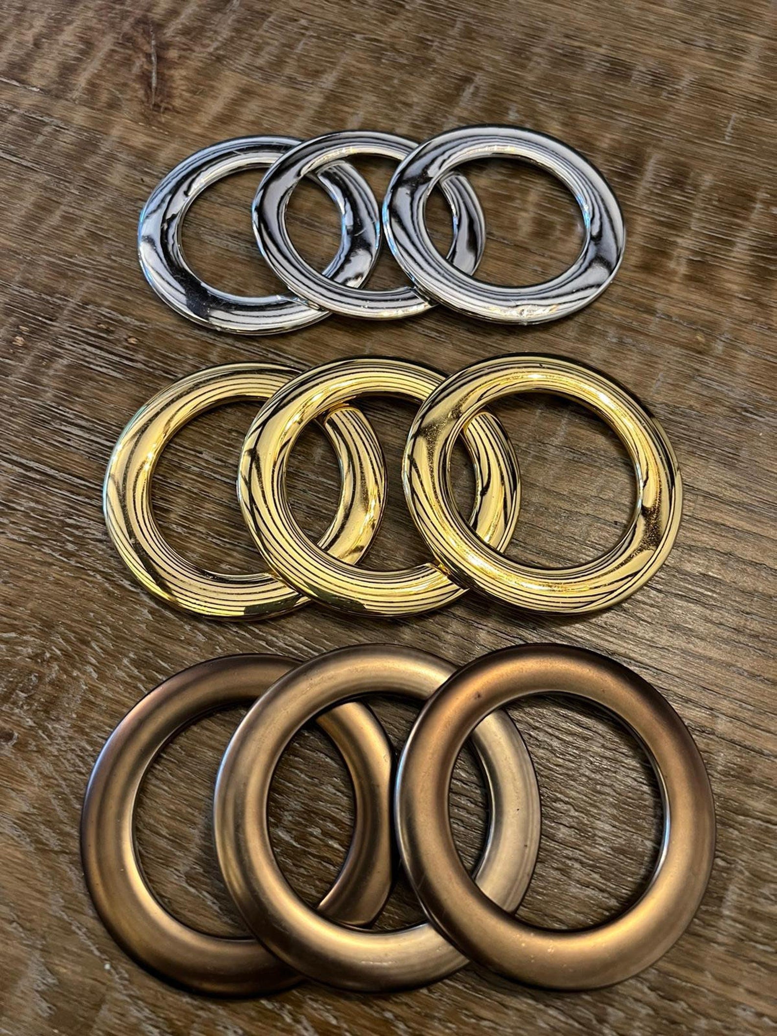 75mm Metallic Flat Rings – haberdasheryfan